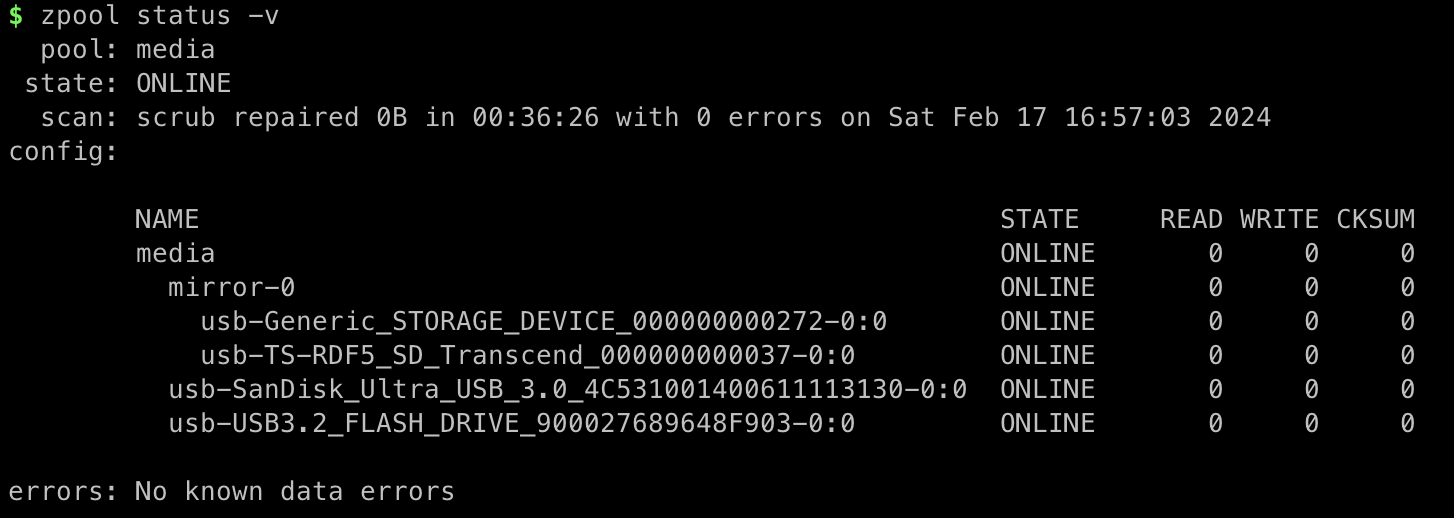 Zfs On A Raspberry Pi Clickedyclick